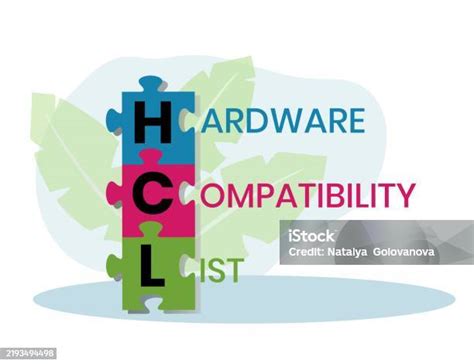Hcl Hardware Compatibility List Acronym Stock Illustration Download Image Now Abbreviation