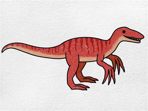 Deinonychus Drawing Helloartsy