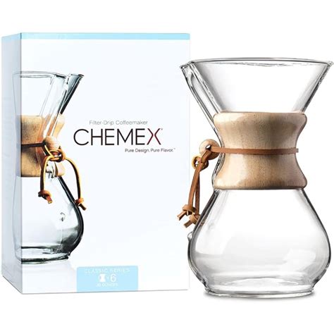 Chemex 6 Cup Classic Coffeemaker Brewing Gadgets