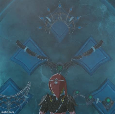 Fun Fact It Appears That Mipha Had A Crown The One Here Is Too Small
