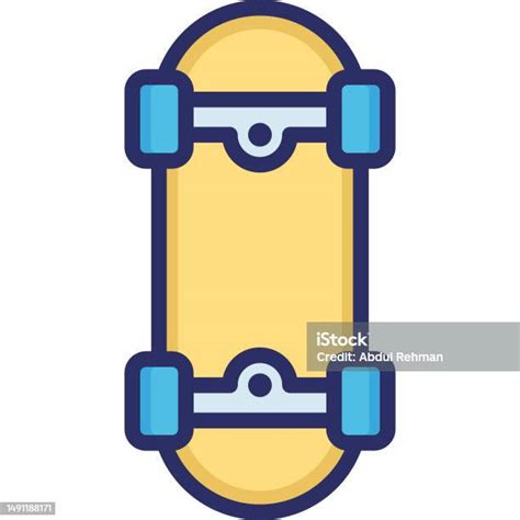 Roller Skates Ikon Vektor Yang Dapat Dengan Mudah Mengedit Ilustrasi