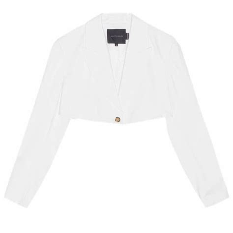 Herskind Loreen Linen Blazer Cool Cropped Enkeltradet Blazer I Lækker