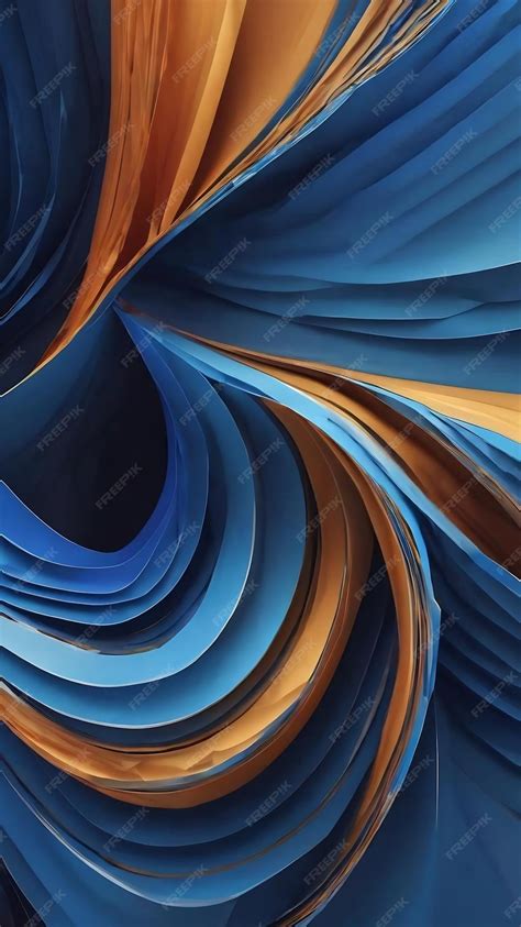 Premium Photo Abstract Blue Polygon Curve Shape Background