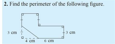 2 Find The Perimeter Of The Following Figure StudyX