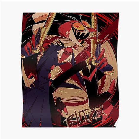 Blitzo Helluva Boss Poster Poster For Sale By Barbaracab Redbubble
