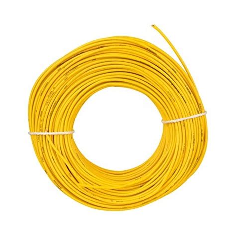 Buy Kalinga Premium 1 Sq Mm FR PVC Housing Wire Yellow 90 M Online In