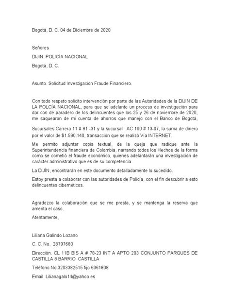 Liana Galindo Lozano Dijin Solicitud Investigación 04 De Didiembre