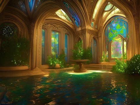 Heavenly Atrium Ai Generated Artwork Nightcafe Creator