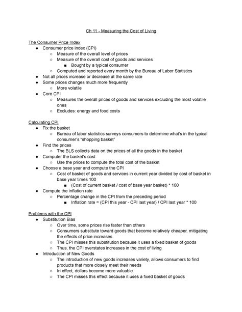 Ch 11 Lecture Notes From Chapter 11 In The Book Ch 11 Measuring
