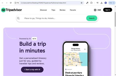 Share My Tripadvisor Clone Project Poorani A Posted On The Topic Linkedin