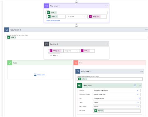 Delete Excel Row On Specific Criteria Power Platform Community