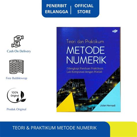 Jual Erlangga Official Teori Pratikum Metode Numerik Shopee Indonesia