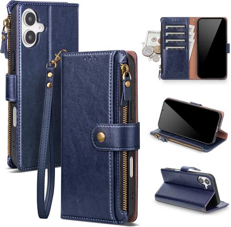 Scutumate Compatible With Iphone 16 Plus Wallet Case With