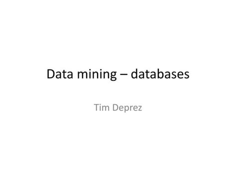 Data Mining Introduction Pptx