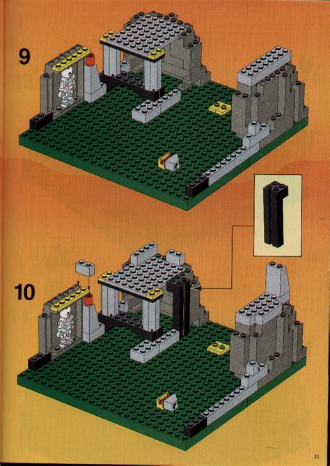 Lego Instructions For Set 6087 Witchs Magic Manor Castle Fright Knights