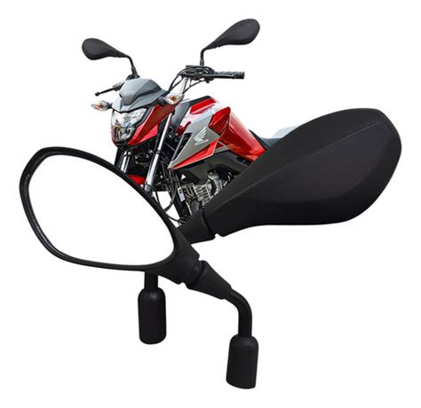 Retrovisor F800 Honda Par Bmw Gs Fixo Titan 160 150 Fan Xre Shopee Brasil