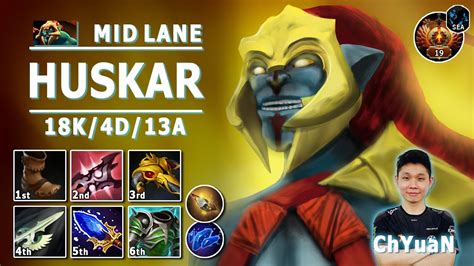 Huskar Mid Lane B Chyuan Pro Pos Huskar Play Dota