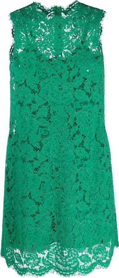 Dolce And Gabbana Lace Mini Dress Shopstyle