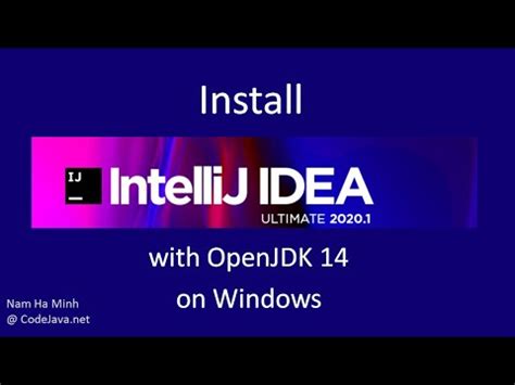 Install IntelliJ IDEA Ultimate Edition With OpenJDK On Windows YouTube