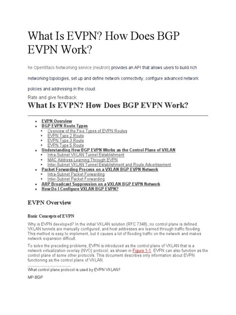 Huawei Bgp Evpn Work Pdf Ip Address Computer Network