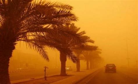 نشرة إنذارية هبات رياح قوية مع تطاير الغبار بعدد من مناطق المملكة