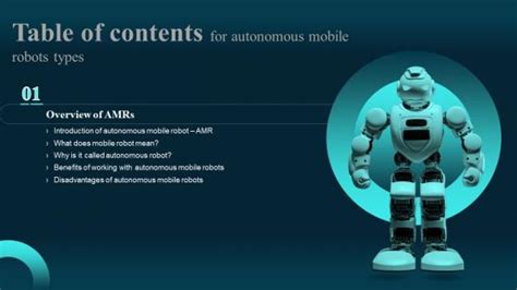 Autonomous Mobile Robots Types Powerpoint Presentation And Slides Ppt