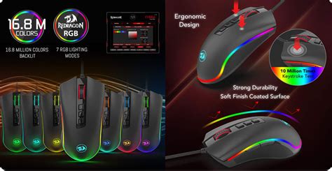 ماوس گیمینگ ردراگون مدل Redragon Cobra M711 پردیس پازار