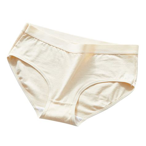 Odeerbi Womens Cotton Underwear High Waisted Seamless Brief Breathable