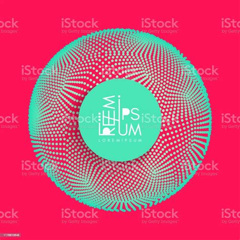 점으로 구성된 구입니다 글로벌 디지털 연결 기술 개념 동적 파티클이 있는 배열입니다 3d 그리드 설계 과학 및 기술에 대한 벡터