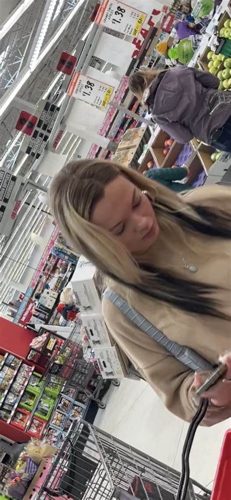 Really Hot Blonde College Girl With A Tight Ass Spandex Leggings