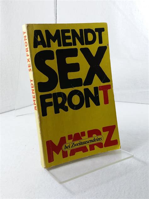 Sexfront Von Amendt Zvab