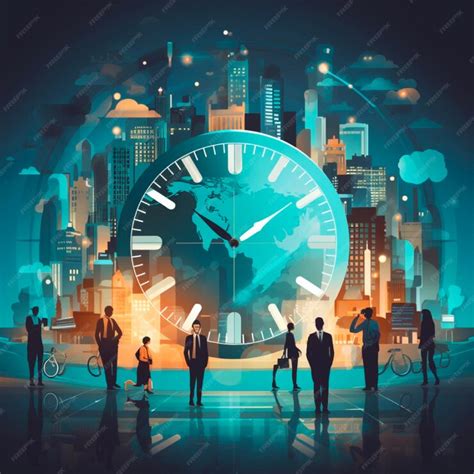 Premium Ai Image Time Zones Abstract Concept Illustration Time Standard International Business