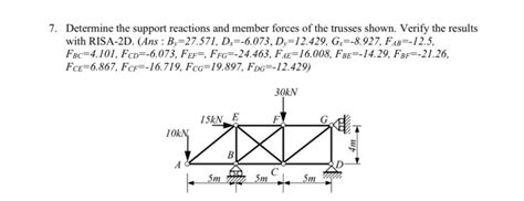 Solved Please Use The Flexibility Method Solve The