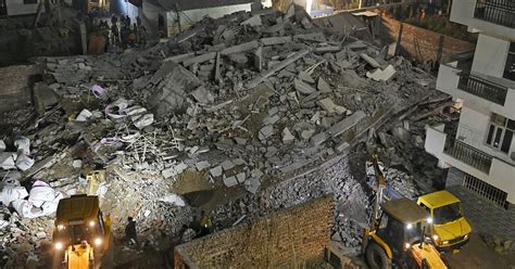 Delhi Building Collapse Death Toll Of Five In Barari Includes Two