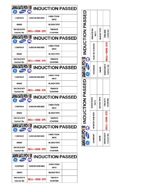 Stiker Induction And Vehicle Pdf