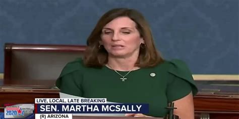 Senator Martha Mcsally Delivers Final Speech From Senate Floor