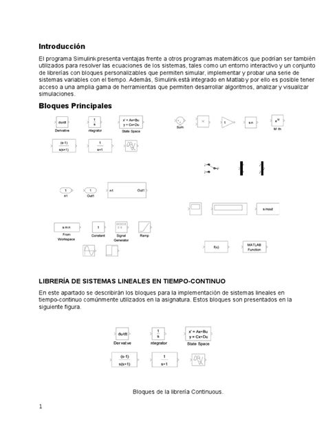 Manual Simulink Descargar Gratis Pdf Sistema De Ecuaciones Lineales Matriz Matemáticas