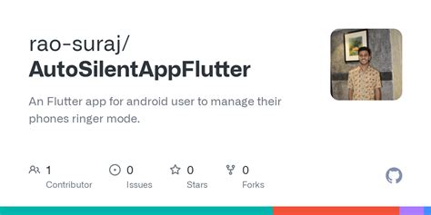 Github Rao Suraj Autosilentappflutter An Flutter App For Android