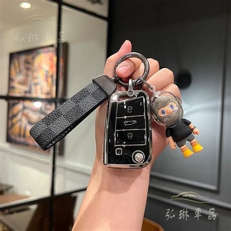 福斯鑰匙殼 福斯鑰匙保護殼tiguan Golf75 Polo T Cross Arteon Touran 福斯∞qc 蝦皮購物