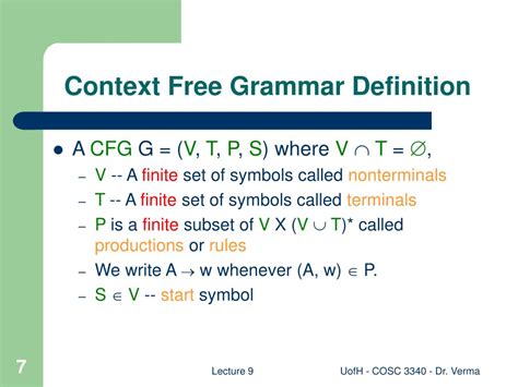 Ppt Cosc 3340 Introduction To Theory Of Computation Powerpoint