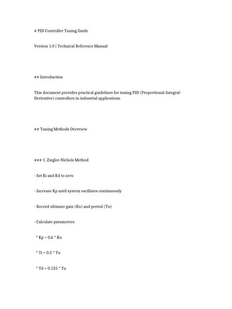 Pid Tuning Guide Pdf