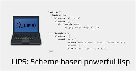Scheme Based Powerful Lisp Interpreter Written In Javascript Rjavascript