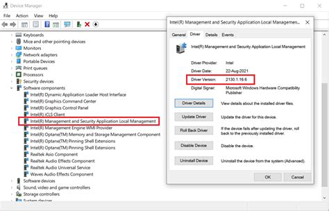 How To Update Intel Software Component 2130 1 16 1