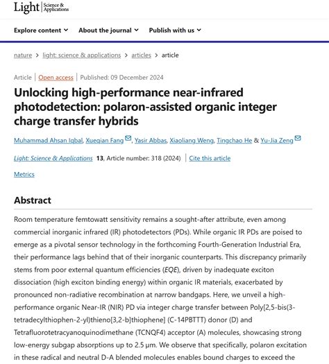 喜报房学谦教授团队在Nature子刊国际光学顶级期刊Light Science Applications发表最新研究成果 东莞