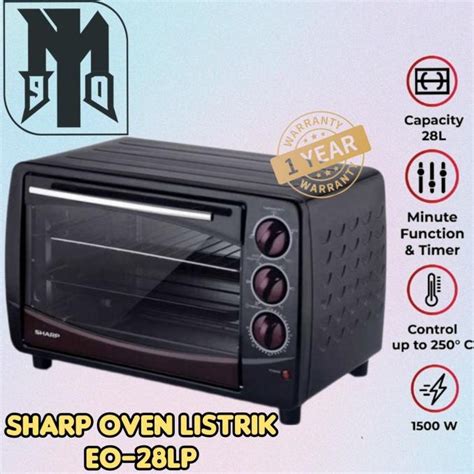 Jual Sharp Oven Listrik 25 Liter Eo 28Lp Jamilakesuma Shopee Indonesia