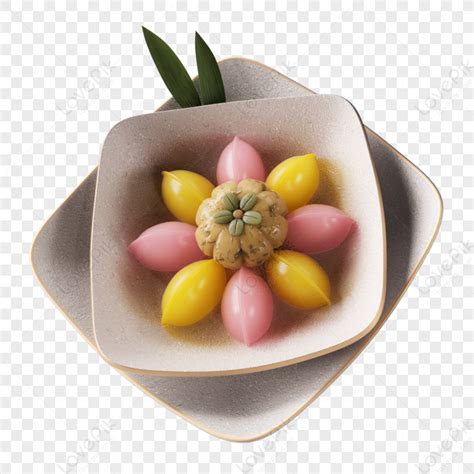 추석 일러스트 한국의 추석 명절 음식 머핀 맛있는 Png 일러스트 무료 다운로드 Lovepik