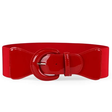 Whippy Women Elastic Wide Belt Stretch Waist Belt For Jeans Dress
