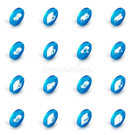 Set Delete File Document Document Folder And Check Mark Cloud Storage Text With Finance