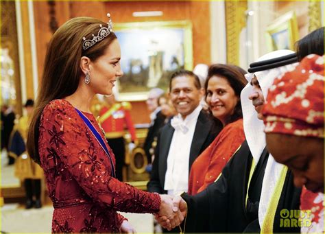 Kate Middleton Wears Rare Tiara To Diplomatic Corps Reception In London