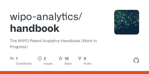 Github Wipo Analytics Handbook The Wipo Patent Analytics Handbook Work In Progress